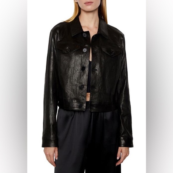 Frame Denim | Jackets & Coats | Frame Leather Jacket | Poshmark